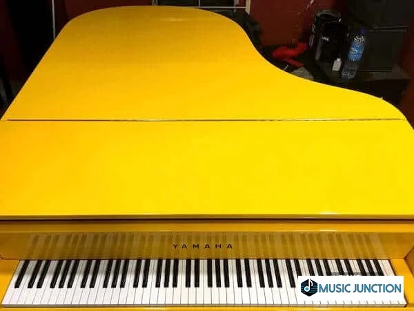 Yellow Grand Piano Boston UP 132E PE | Tyneside Piano Company